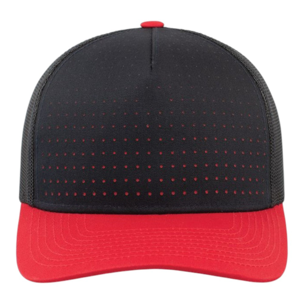 Pacific Headwear 105P Perforated 5-Panel Trucker Snapback Cap – The ...