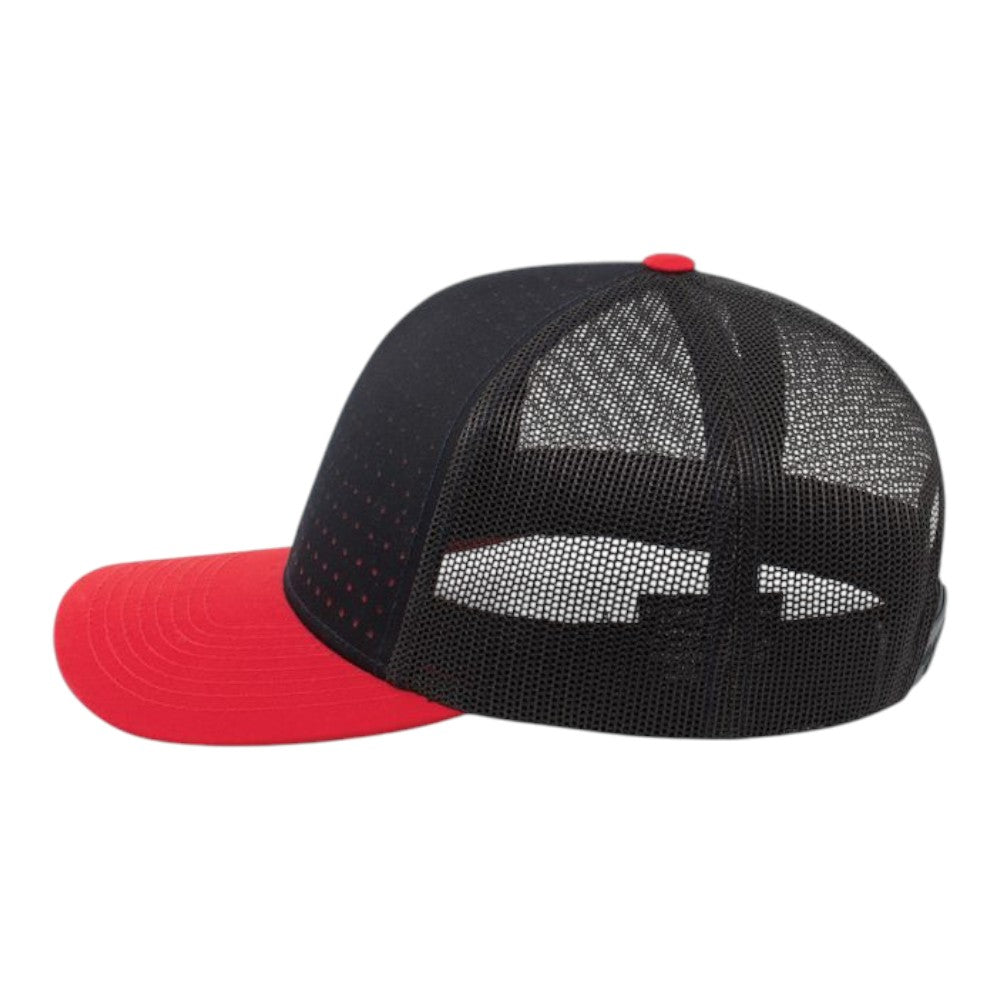 Pacific Headwear 105P Perforated 5-Panel Trucker Snapback Cap – The ...
