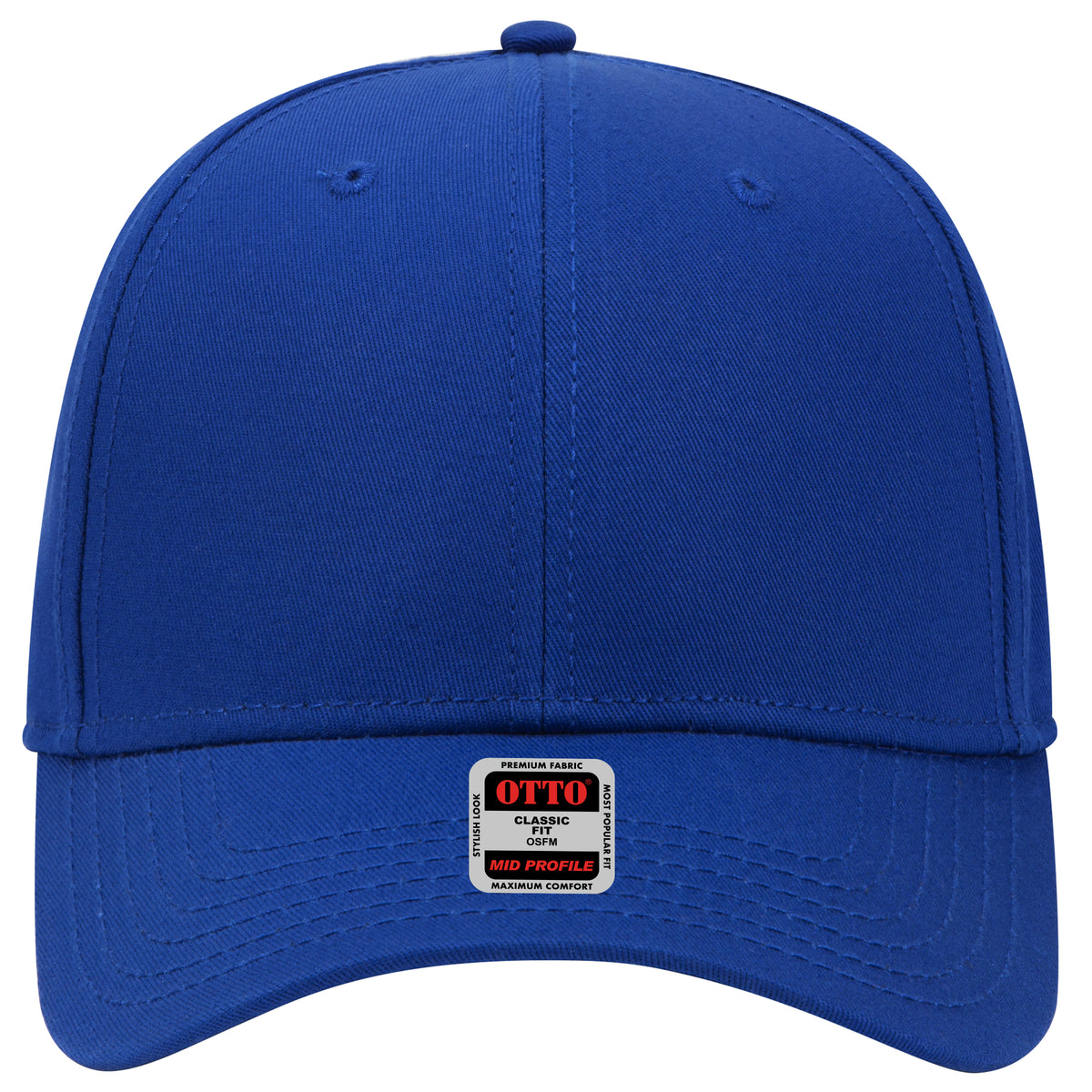 Otto Cap 27-1235 6 Panel Mid Profile Baseball Cap Superior Cotton Twil ...