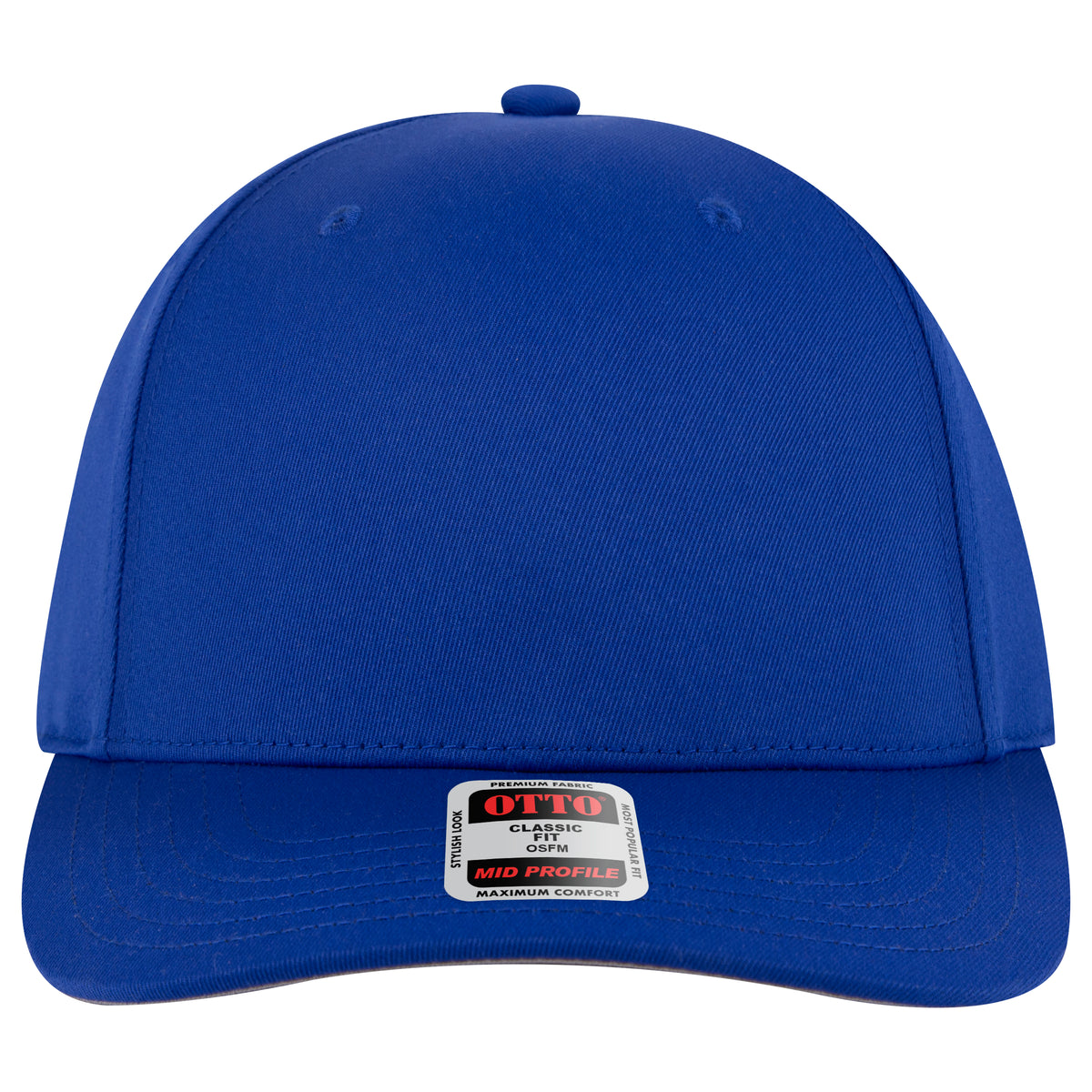 Otto 270-1 Seamless 6 Panel Mid Profile Baseball Cap – The Park Wholesale