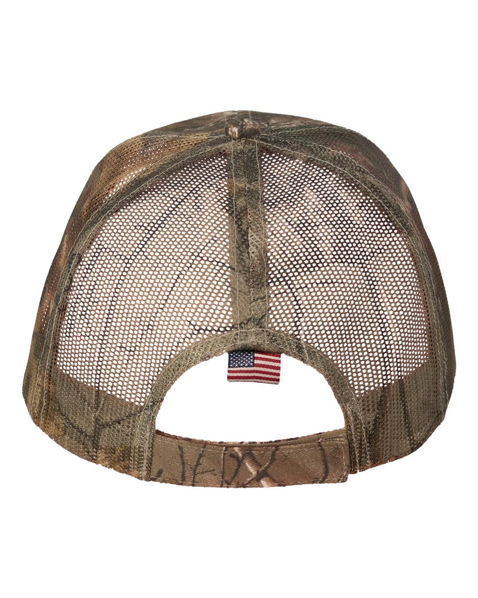 Kati LC350M Camo Woven USA Flag Mesh Cap – The Park Wholesale