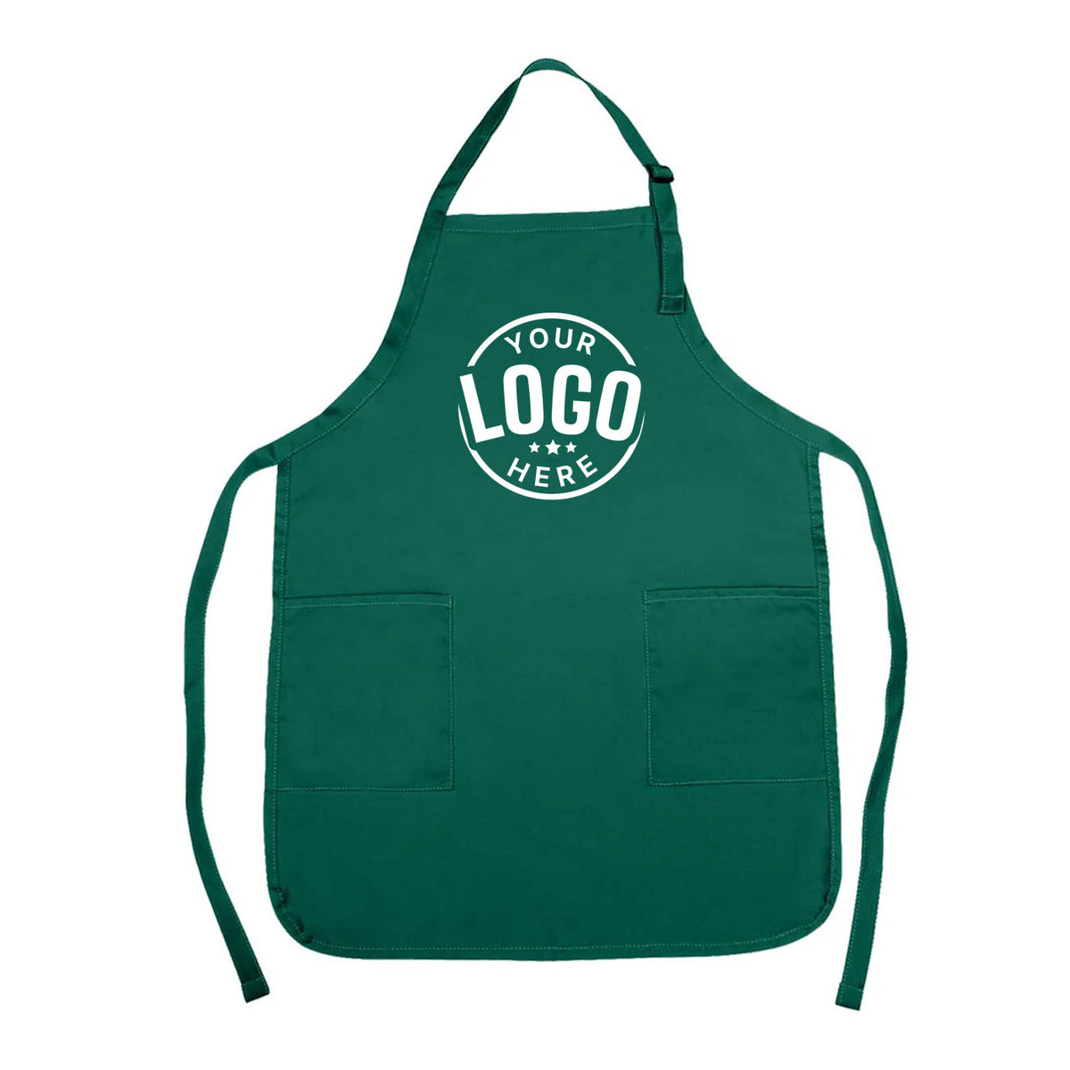 Custom Printed Nissun Poly-Cotton Apron with 2 Pockets APN1302 – The ...