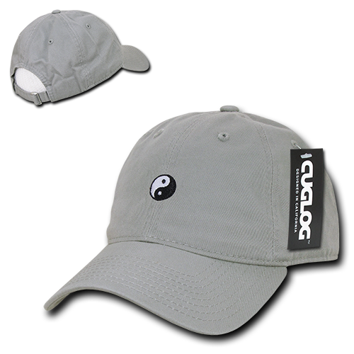 Yin Yang Baseball Cap Dad Hat, Grey – The Park Wholesale
