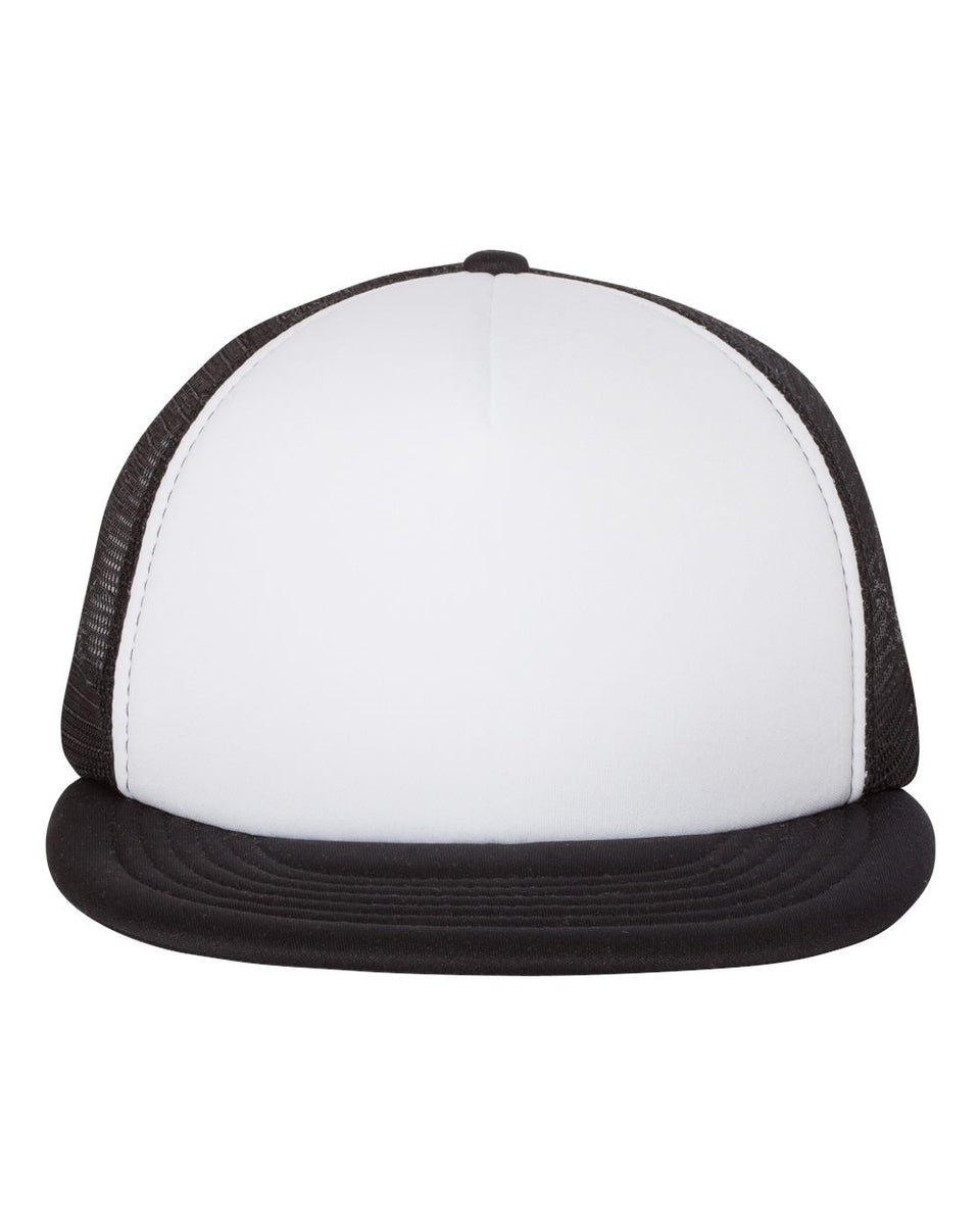 Mega Cap 6875 Foam Front Flat Bill Trucker Cap – The Park Wholesale
