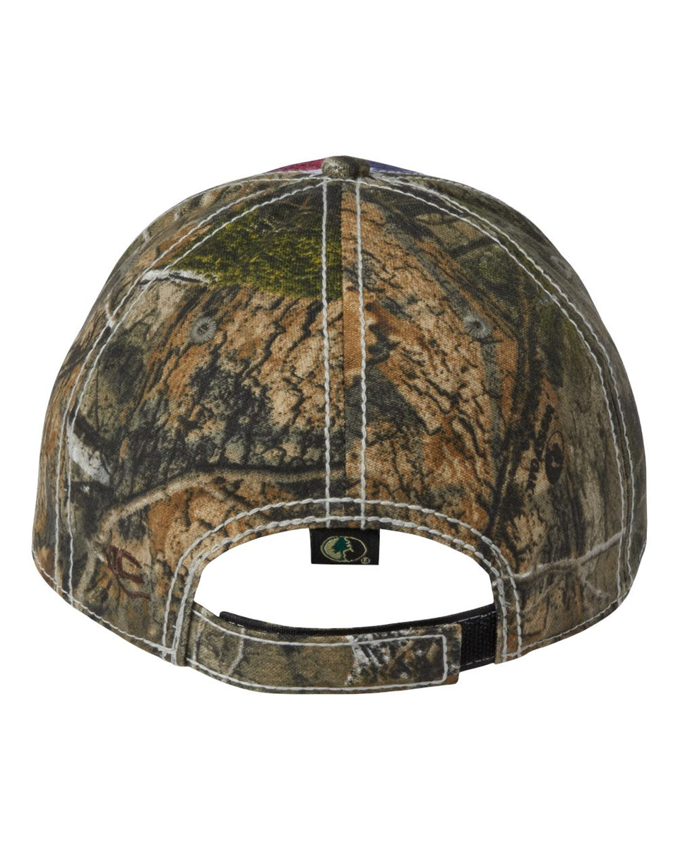 Outdoor Cap SUS100 - Camo with Flag Sublimated Front Panel Cap – The ...