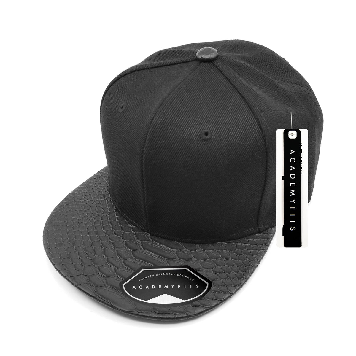 Academy Fits Snakeskin 2 Tone Strapback Cap 4013 – The Park Wholesale