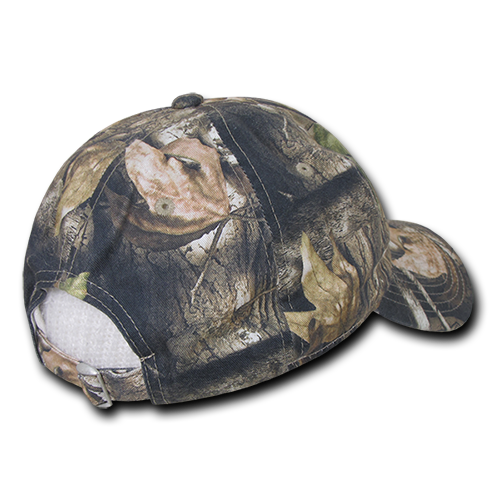 HYBRiCAM Camo Relaxed Tactical Hat, US Flag Cap, Tree Bark Camo - Rapi ...