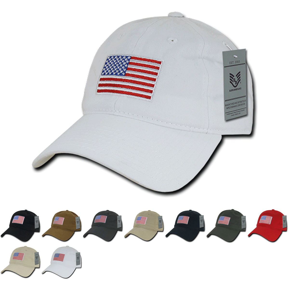 America USA Flag Original Dad Hats - A03 – The Park Wholesale